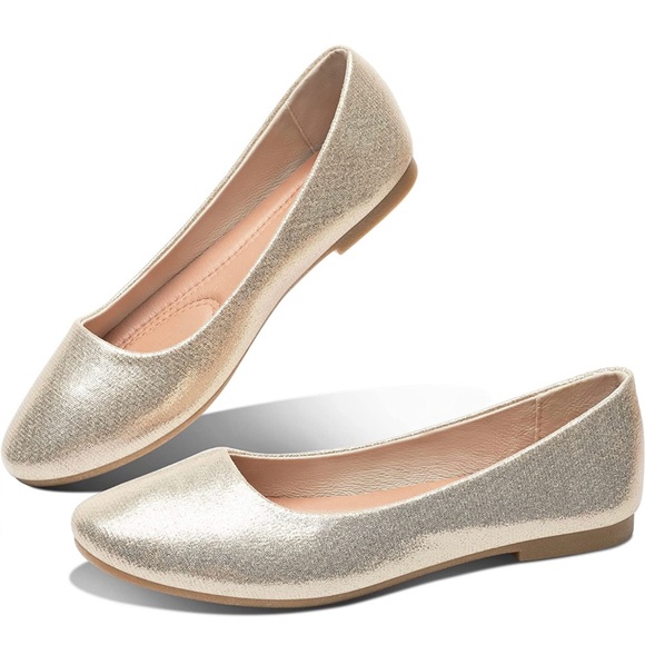 Shoes | Gold Flats | Poshmark